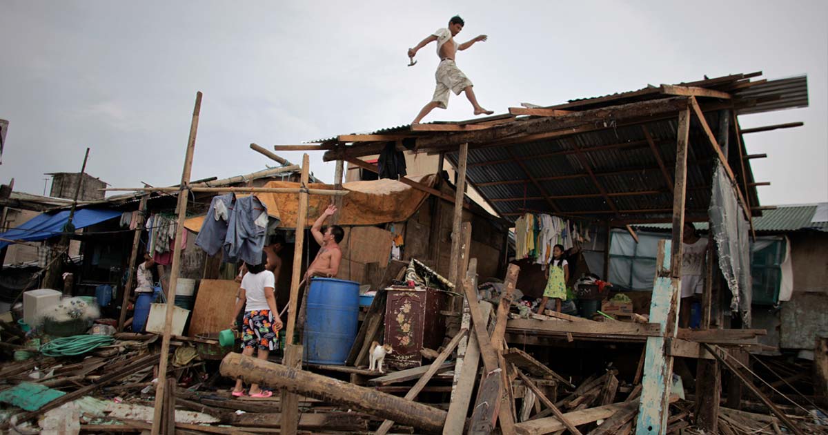 Disaster relief in the Philippines: Typhoons & Slums