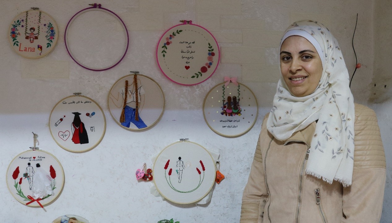 Manar and Her Embroidery Business